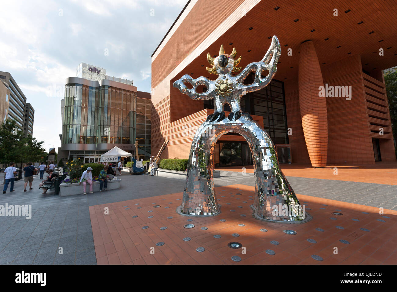"The Firebird" which is a mirrored mosaic sculpture by Niki de Saint ...