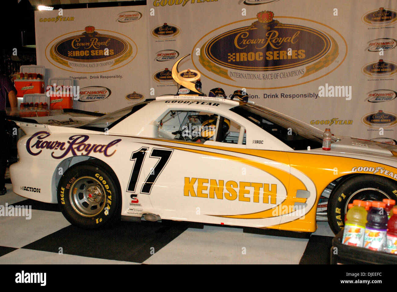 Sep 09, 2004; Richmond, VA, USA ; Crown Royal IROC Series race winner ...