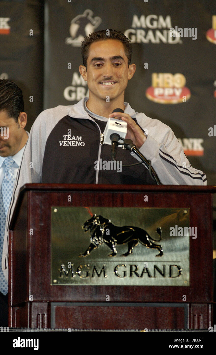 Sep 15, 2001; Las Vegas, NV, USA; Boxer MARCO ANTONIO RUBIO is ...