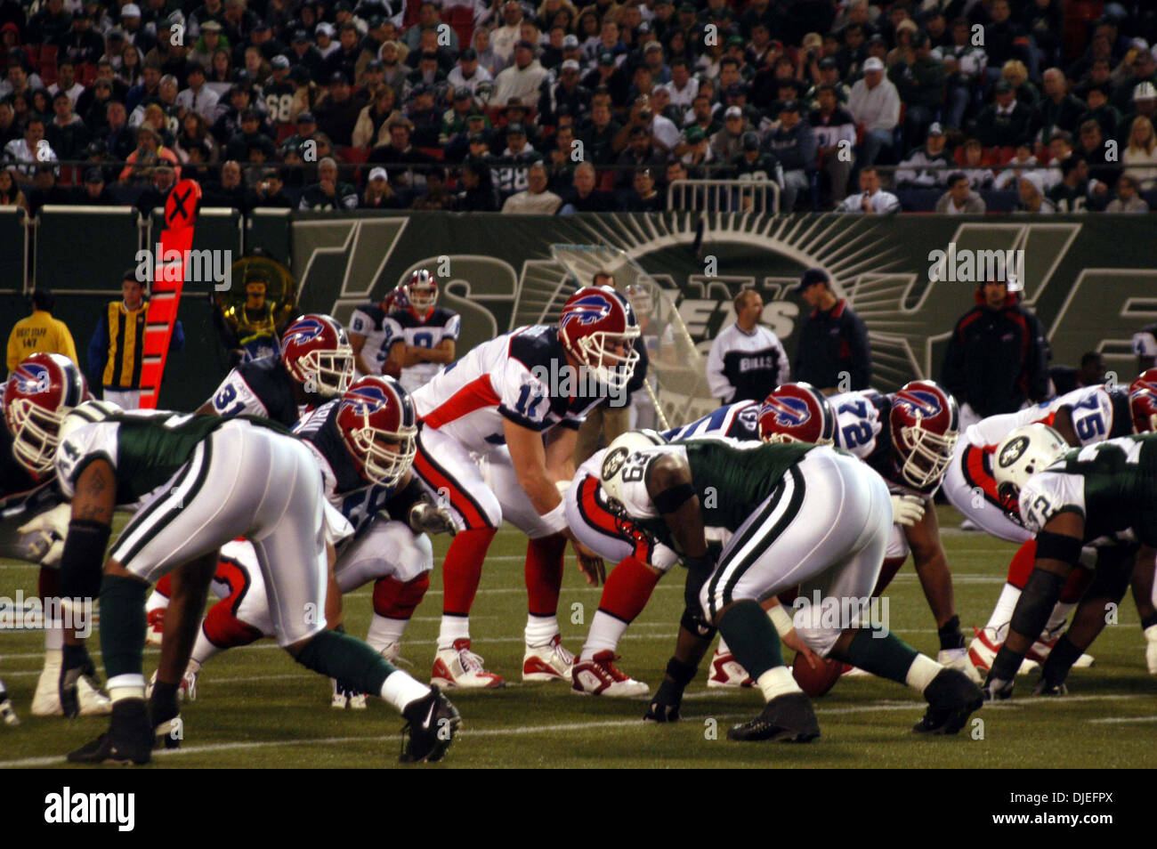 Oct 10, 2004; New York, NY, USA; NY Jets Vs Buffalo Bills at Giant ...