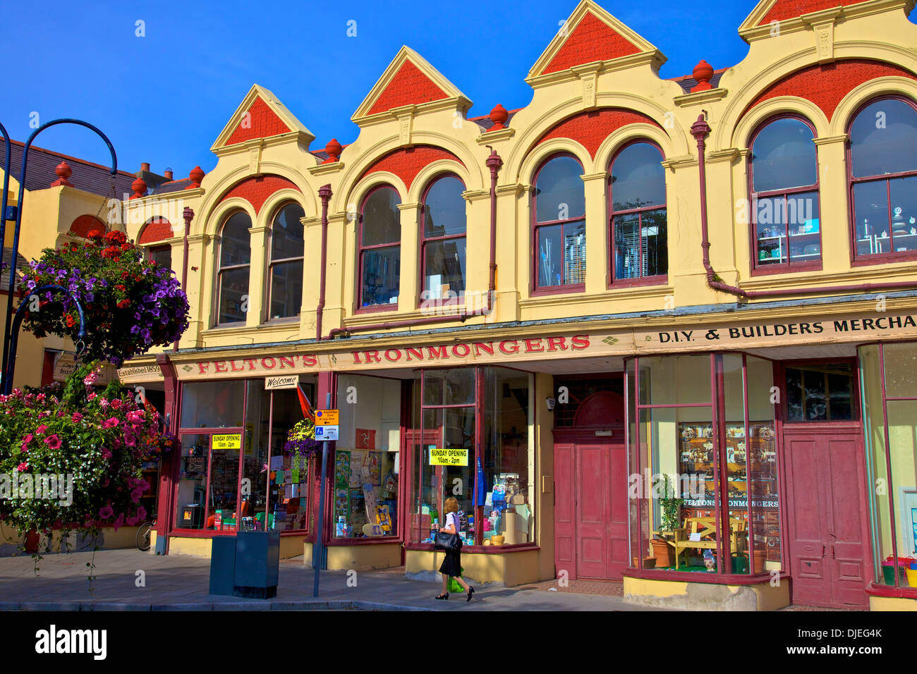Ironmongers, Town Centre, Ramsey, Isle of Man Stock Photo - Alamy