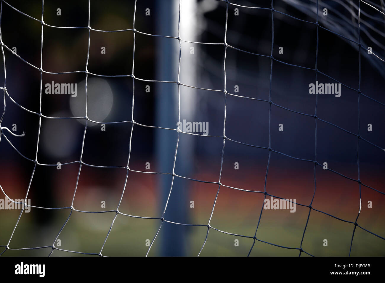 Football goalpost nets hi-res stock photography and images - Alamy