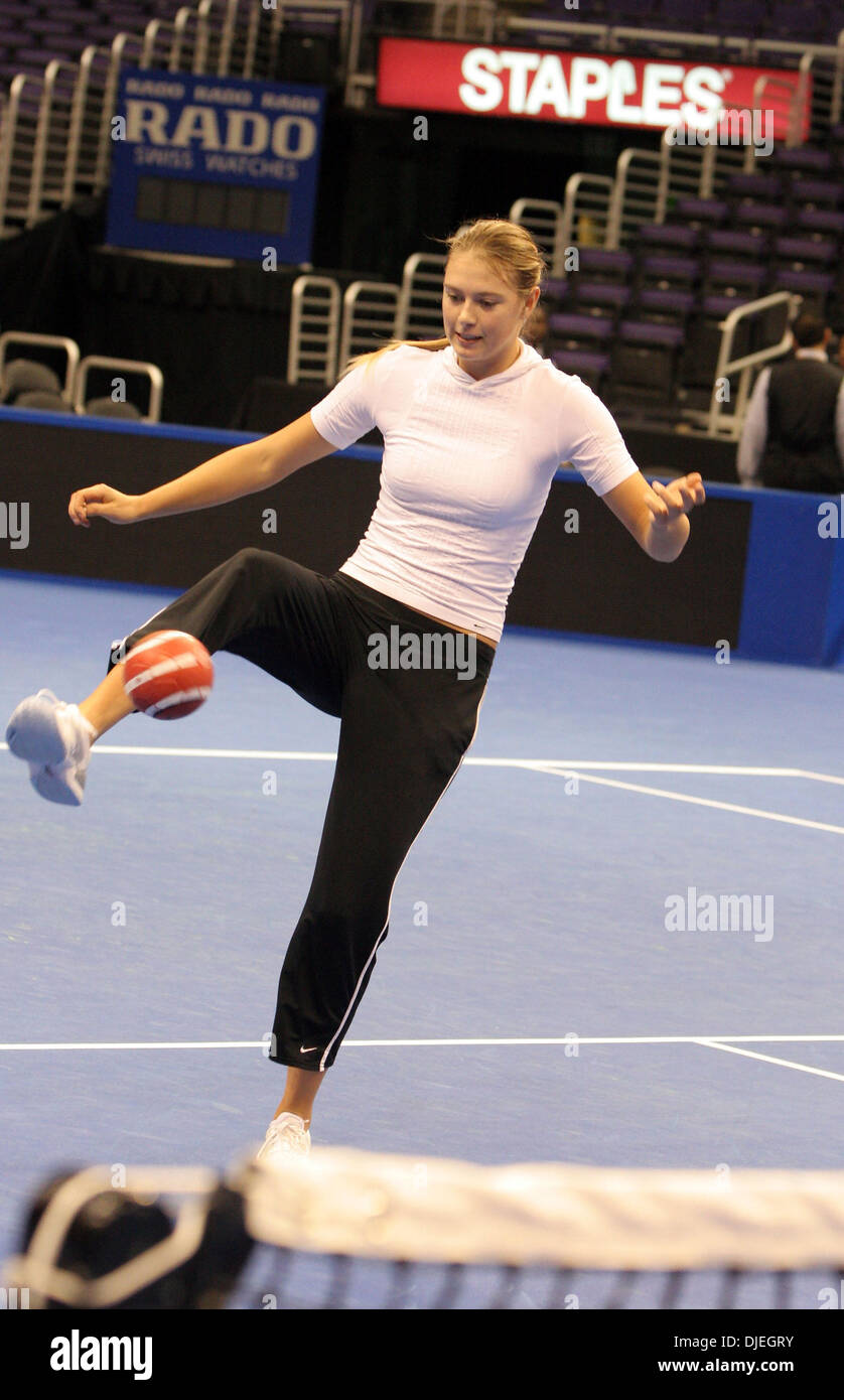 Nov 12, 2004; Los Angeles, CA, USA; WTA star MARIA SHAROPOVA (RUS) 8 ...