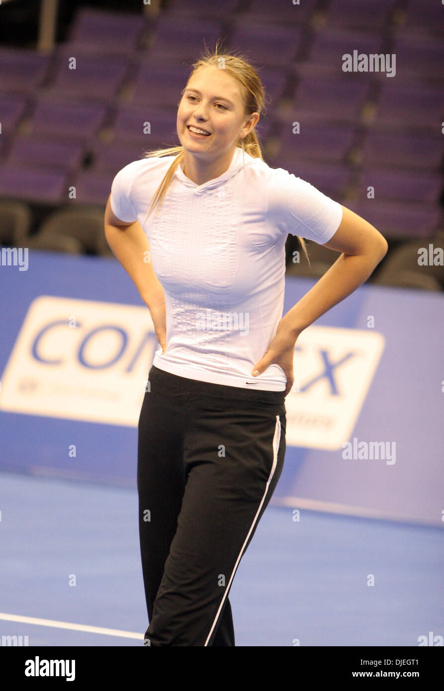 Nov 12, 2004; Los Angeles, CA, USA; WTA star MARIA SHAROPOVA (RUS) 8 ...