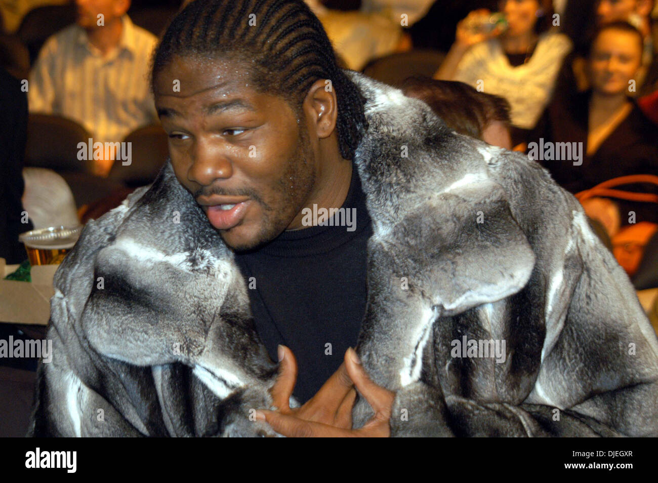 Nov 13, 2004; New York, NY, USA; Boxing champ RIDDICK BOWE at the ...