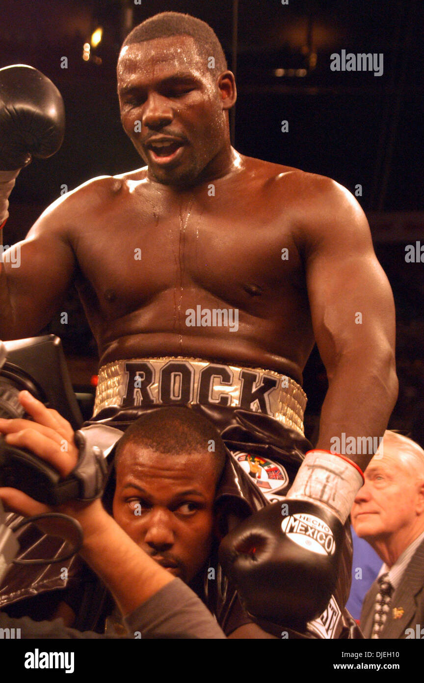 Nov 13, 2004; New York, NY, USA; Hasim Rahman vs Kali Meehan ...