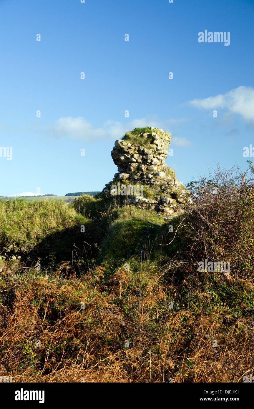 Kenfig norman castle hi-res stock photography and images - Alamy