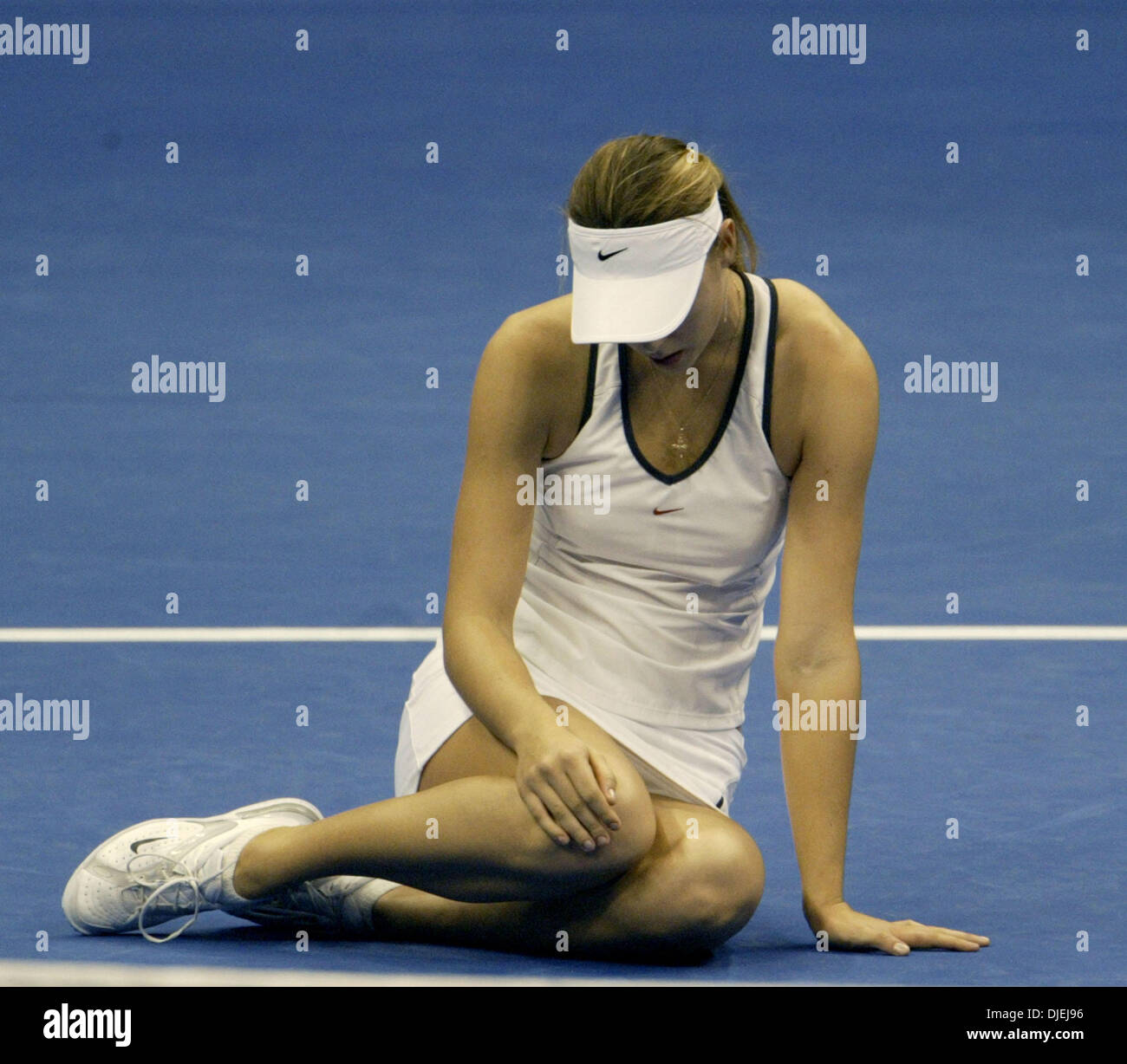 Nov 15, 2004; Los Angeles, CA, USA; MARIA SHARAPOVA of Russia of Russia ...