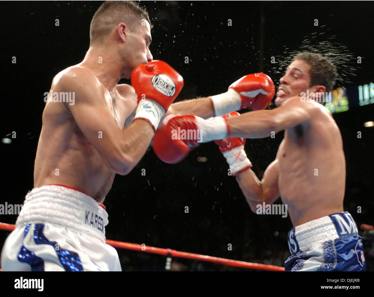 Nov 27, 2004; Las Vegas, NV, USA; WBC Super Bantamweight Champion OSCAR ...