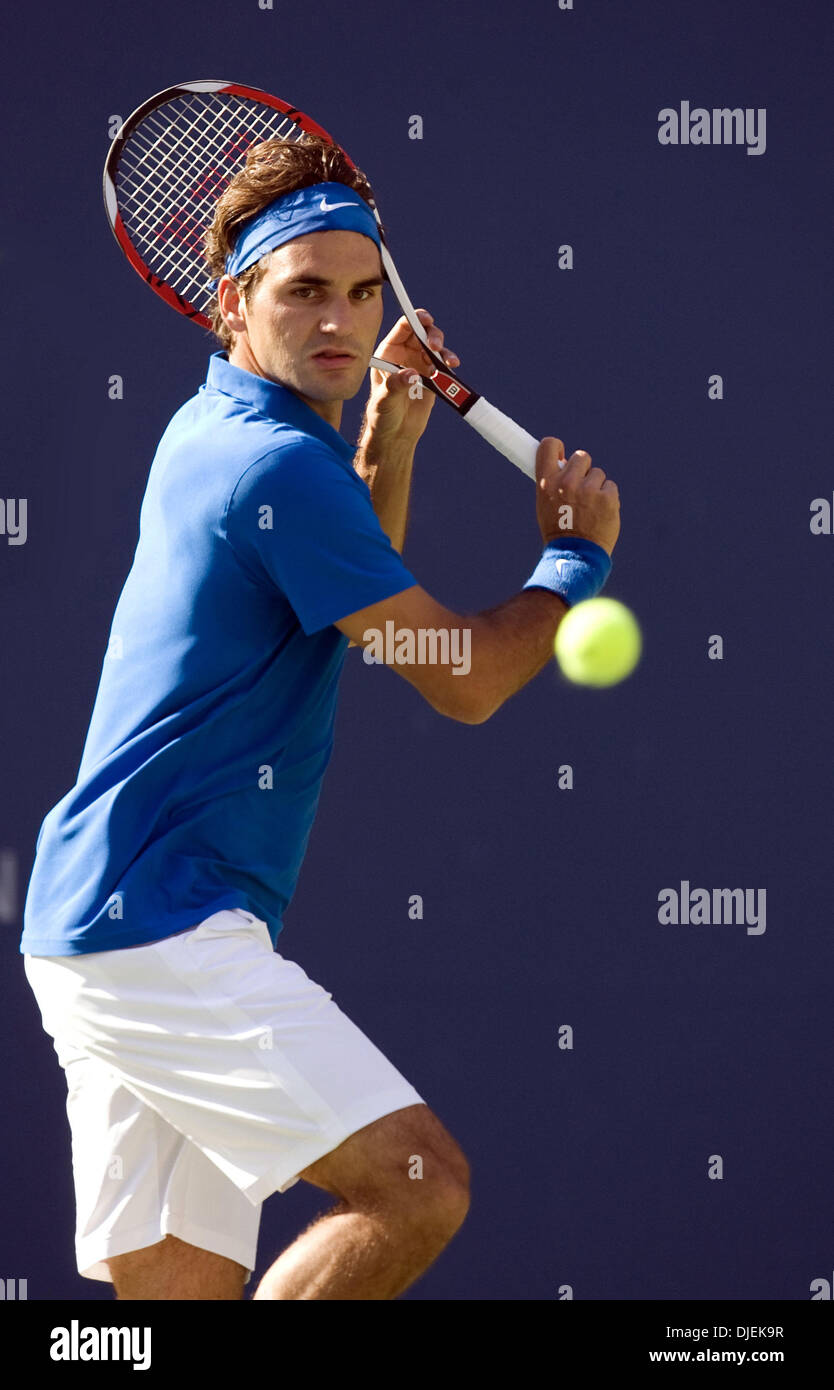 Sep 03, 2007 - New York, NY, USA - ROGER FEDERER (SUI) in his third ...