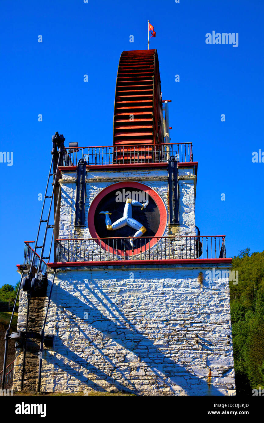 Laxey Wheel, Laxey, Isle of Man Stock Photo - Alamy
