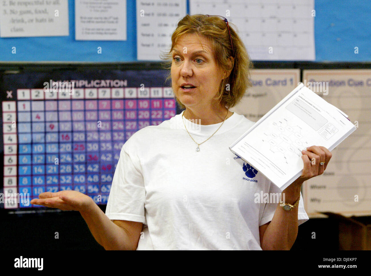 Deborah Murray, a teacher at Cunha Intermediate School in Half Moon Bay ...