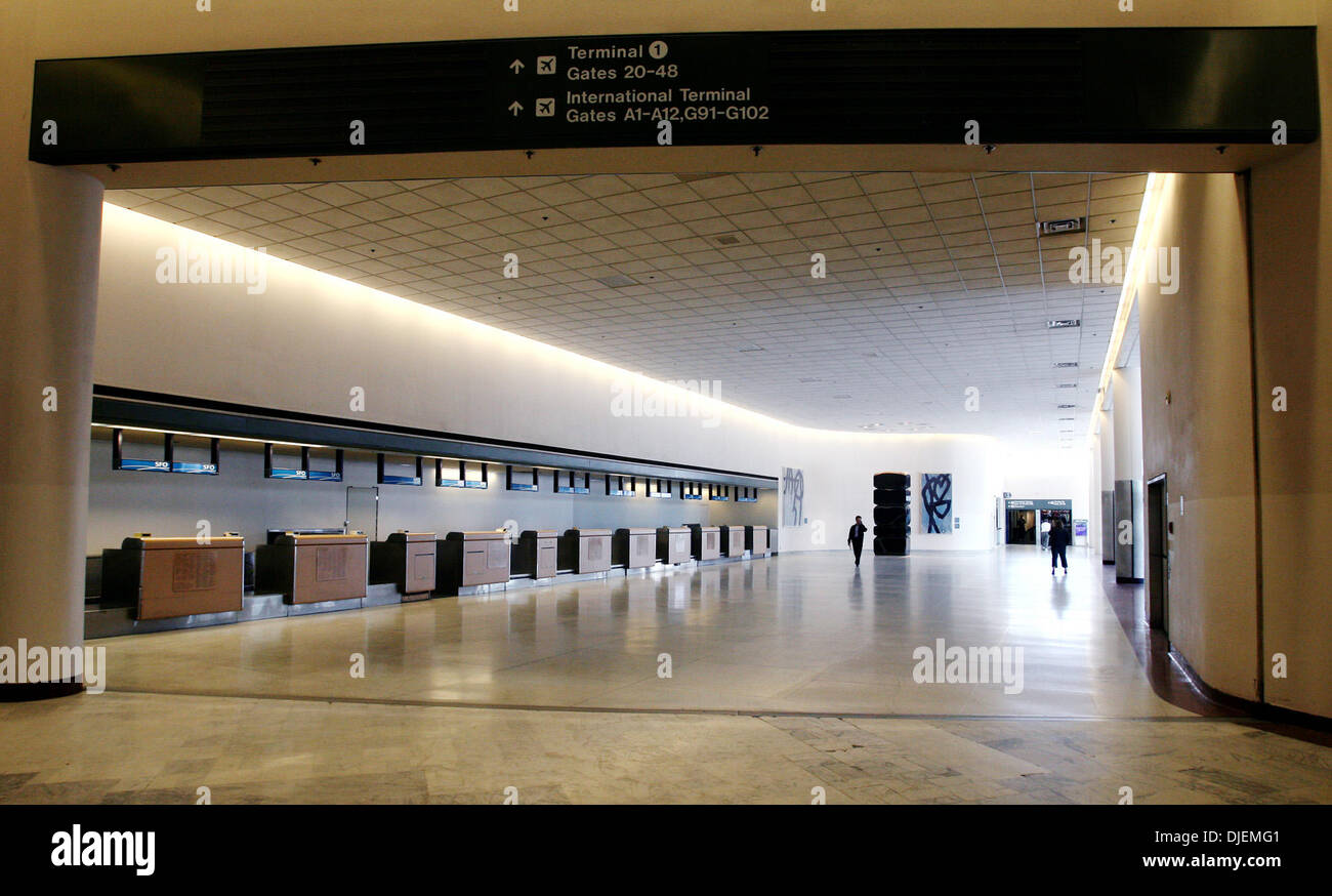 The old International terminal at San Francsico International Airport ...