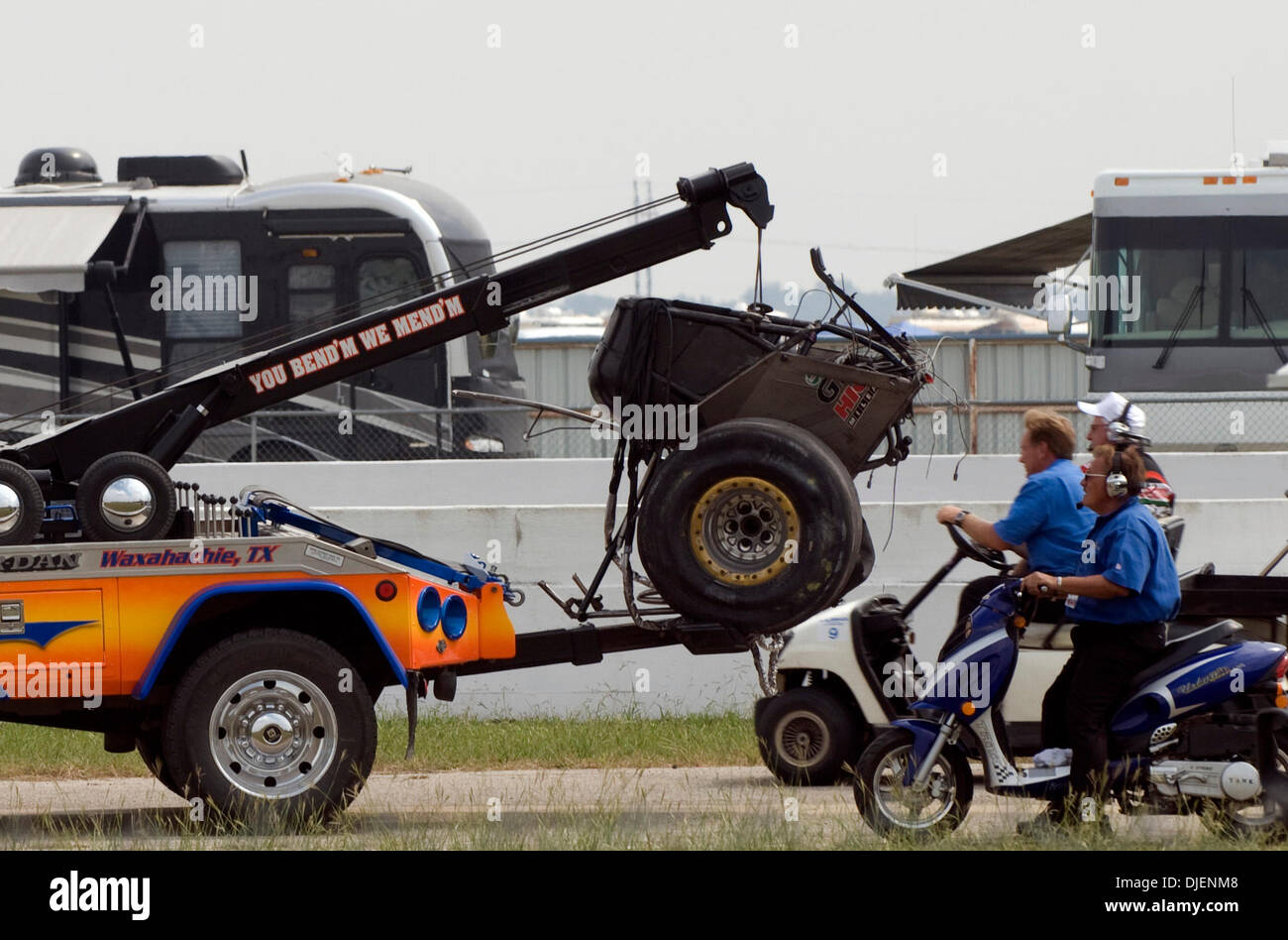 Sep 23, 2007 - Dallas, Texas, USA - NHRA drag racer John Force has a ...