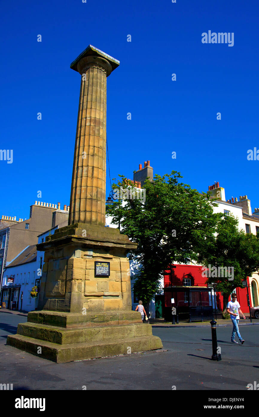 The Ancient Market Cross, Castletown, Isle of Man Stock Photo - Alamy