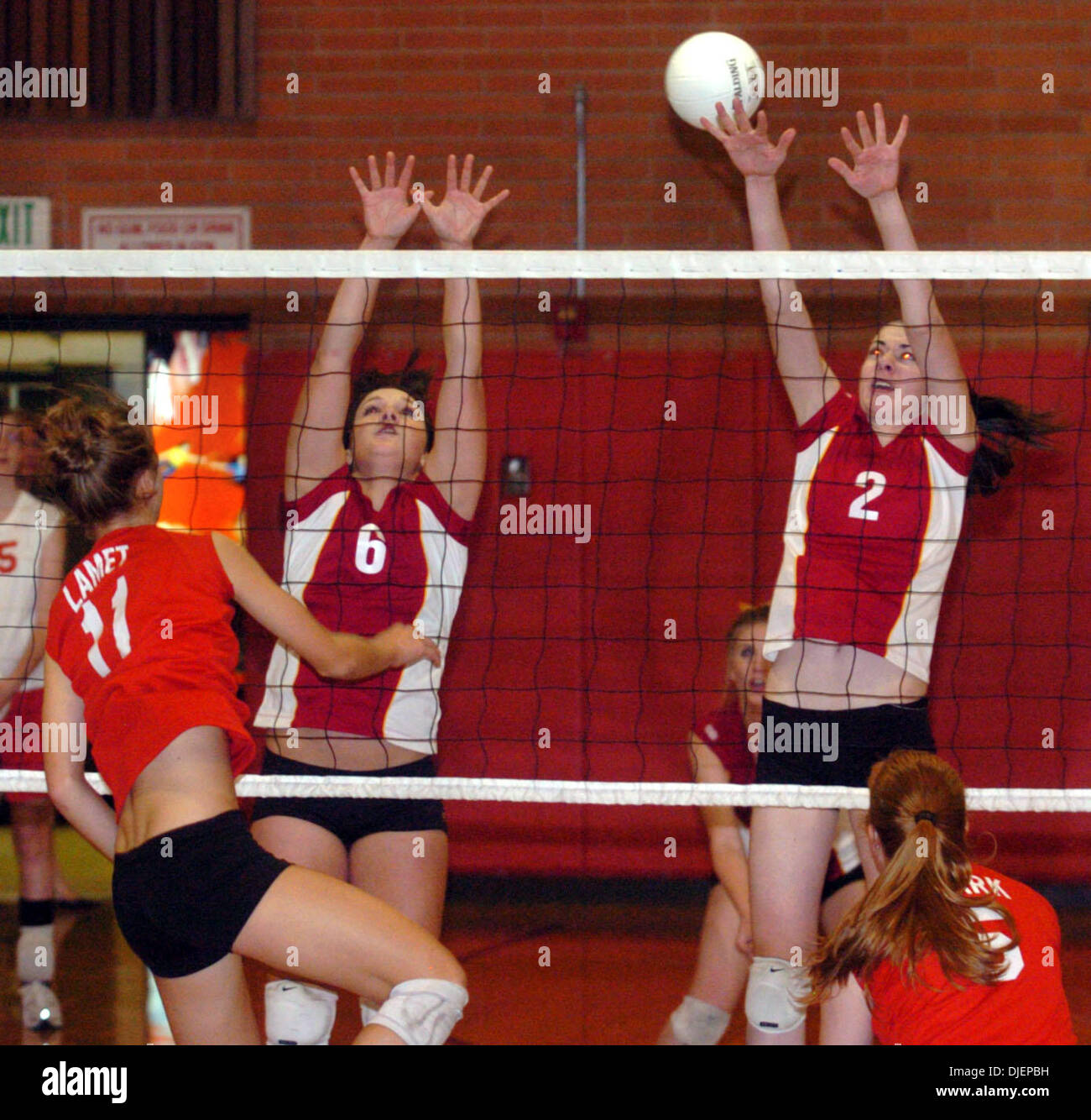 Liberty's #6 Kaylee Swift and #2 Jenna Springfried try to defend ...