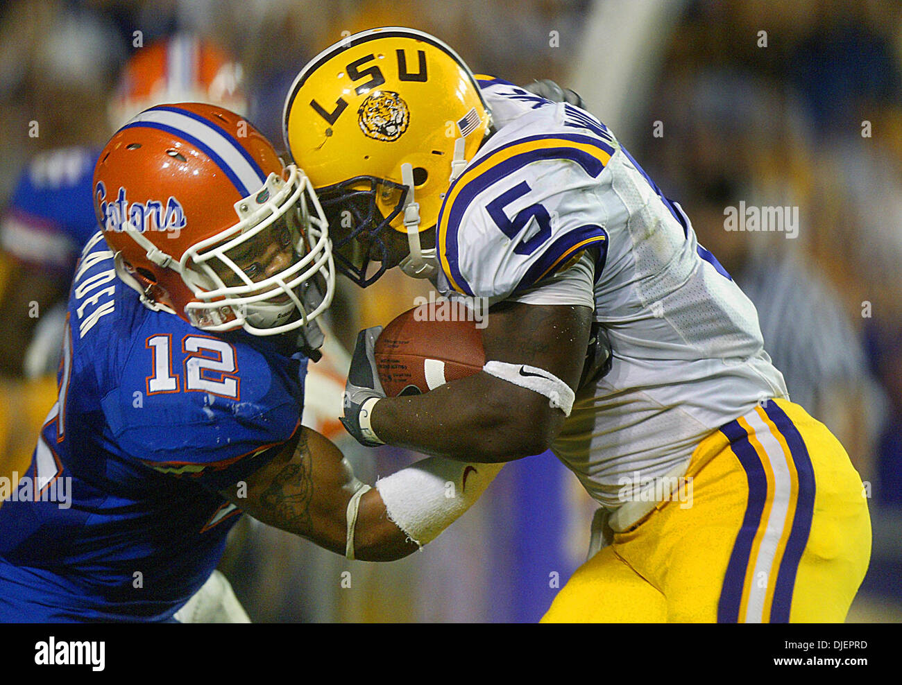 Oct 06, 2007 - Baton Rouge, Florida, USA - Florida's JOE HADEN comes up ...
