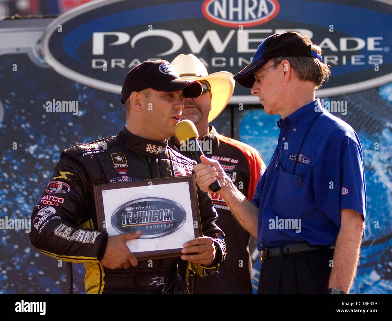 Oct 07, 2007 - Dinwiddie, VA, USA - NHRA Top Fuel driver TONY ...