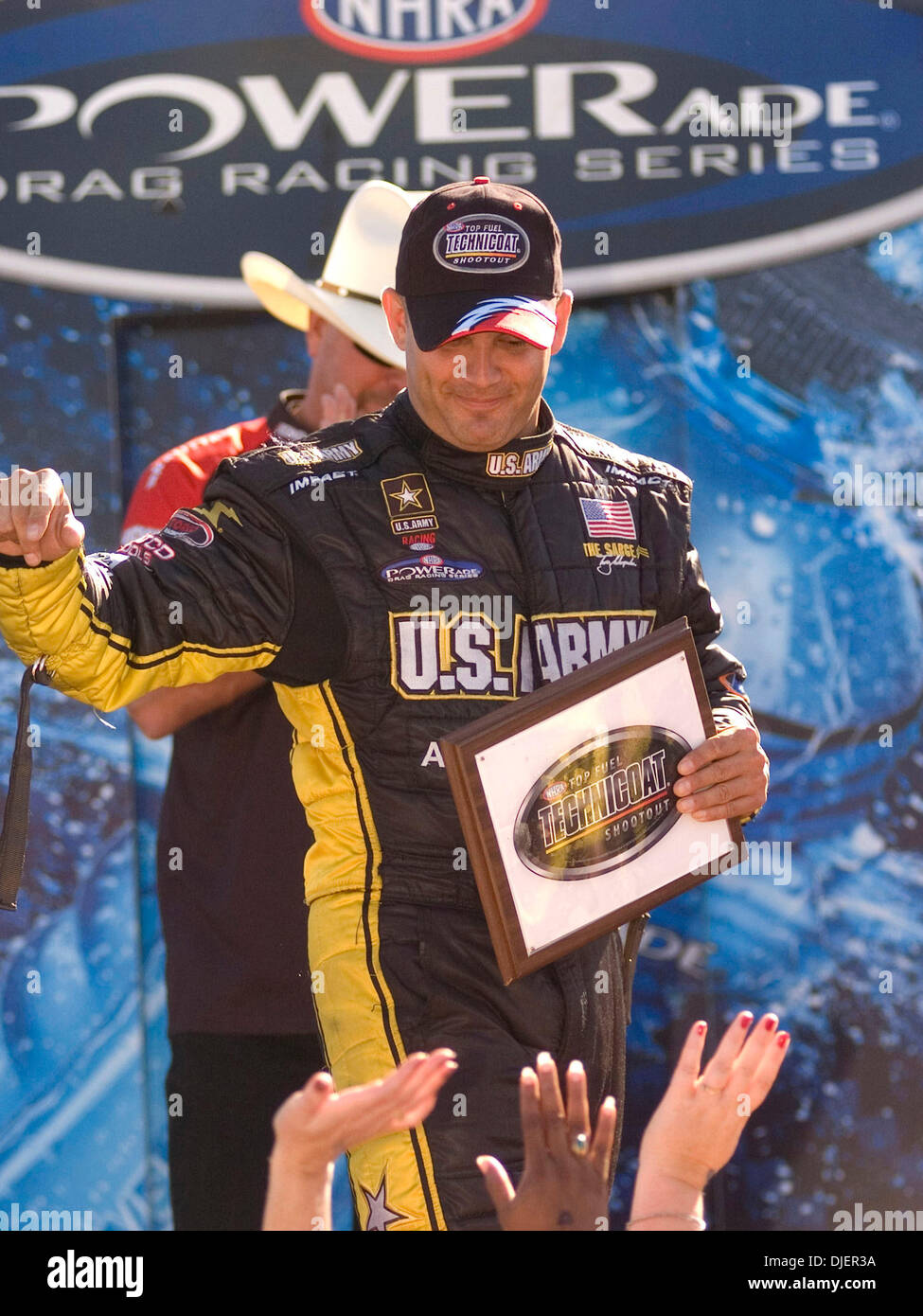 Oct 07, 2007 - Dinwiddie, VA, USA - NHRA Top Fuel driver TONY ...