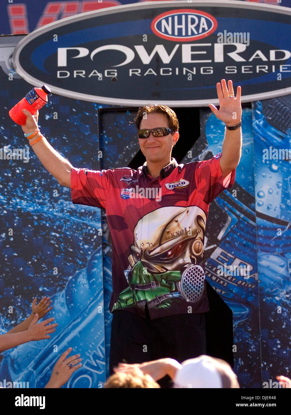 Oct 07, 2007 - Dinwiddie, VA, USA - MIKE ASHLEY, NHRA Funny Car driver ...