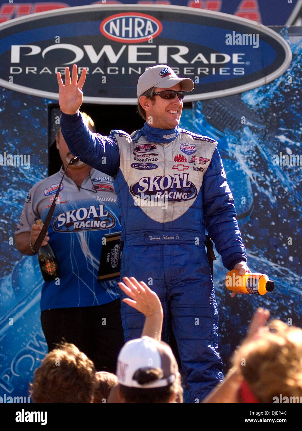 Oct 07, 2007 - Dinwiddie, VA, USA - TOMMY JOHNSON JR, NHRA Funny Car ...