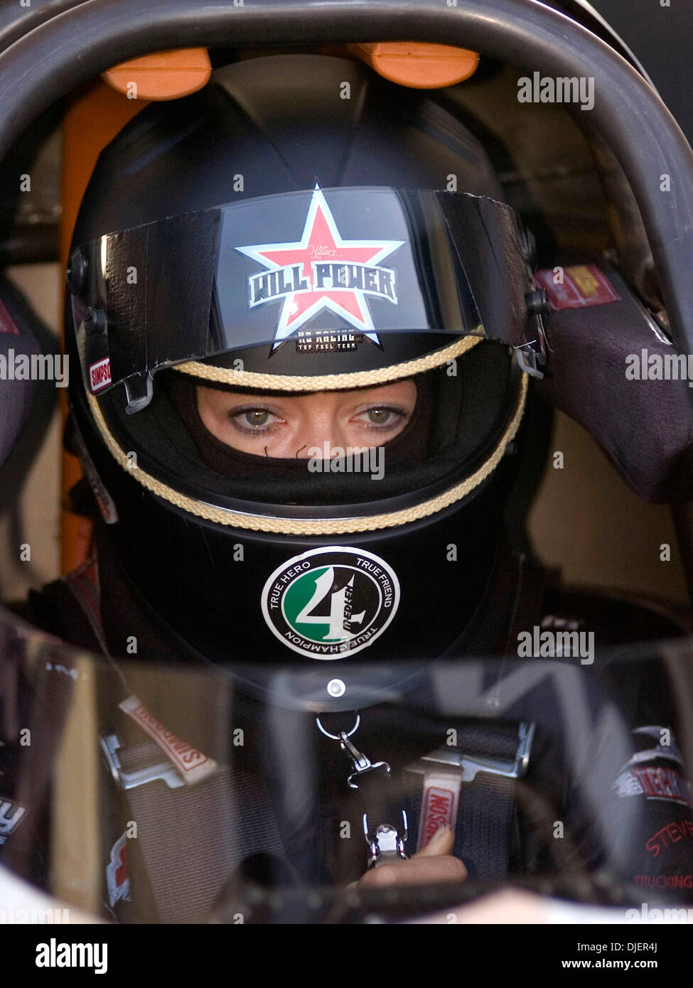 Oct 07, 2007 - Dinwiddie, VA, USA - HILLARY WILL, NHRA Top Fuel driver ...