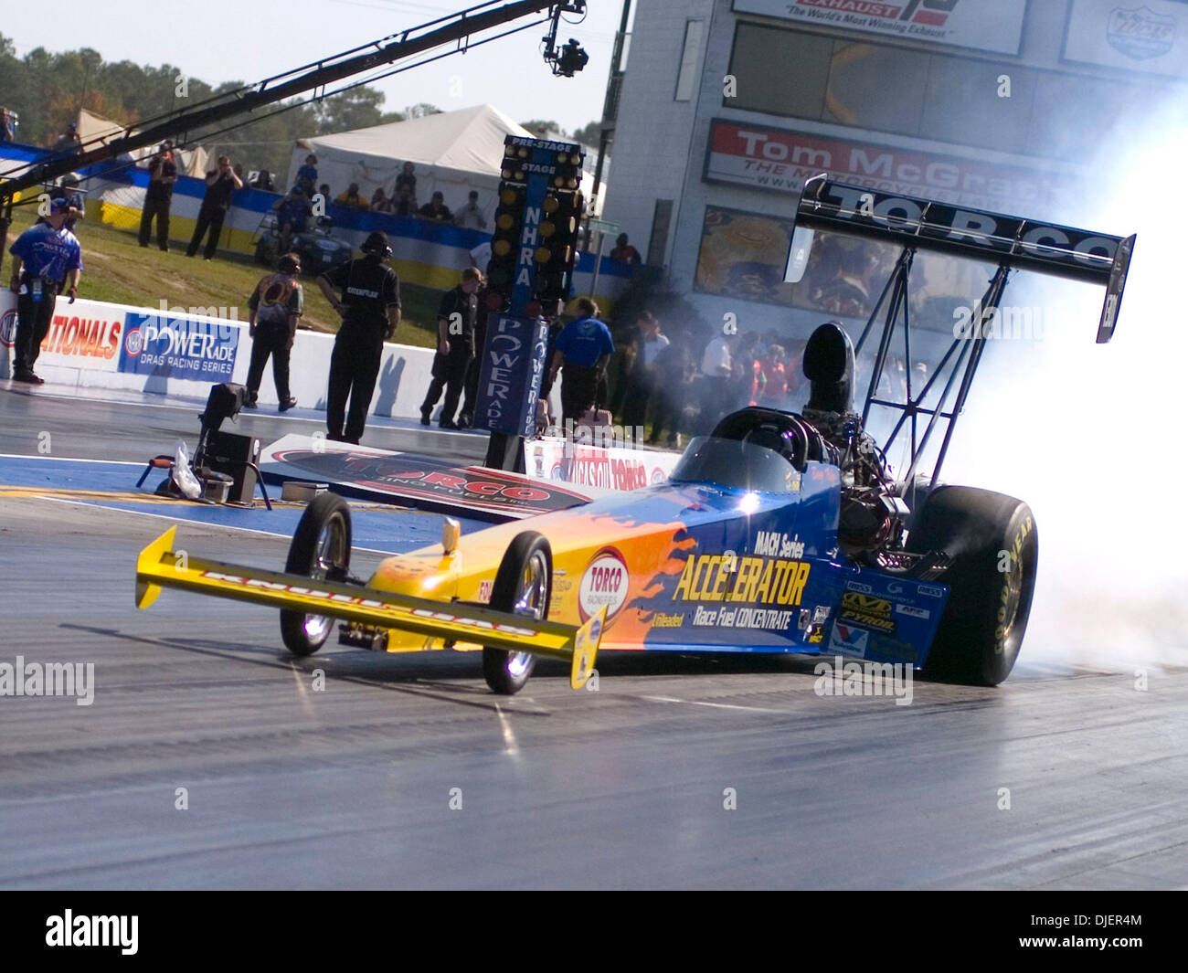 Oct 07, 2007 - Dinwiddie, VA, USA - DOUG FOLEY, NHRA Top Fuel driver ...