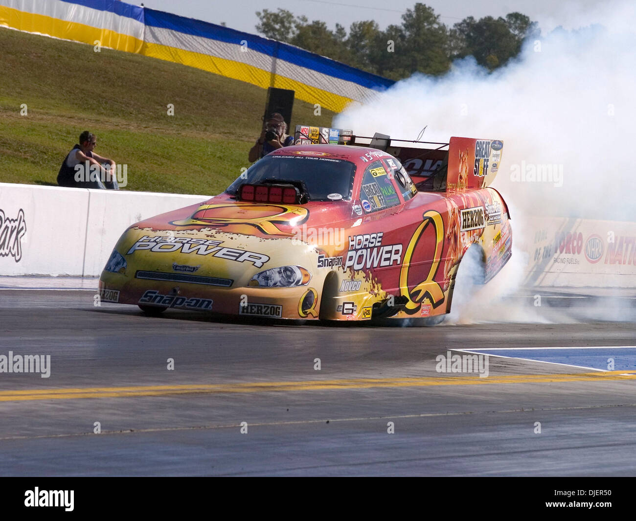 Oct 07, 2007 - Dinwiddie, VA, USA - TONY PEDREGON, NHRA Funny Car ...