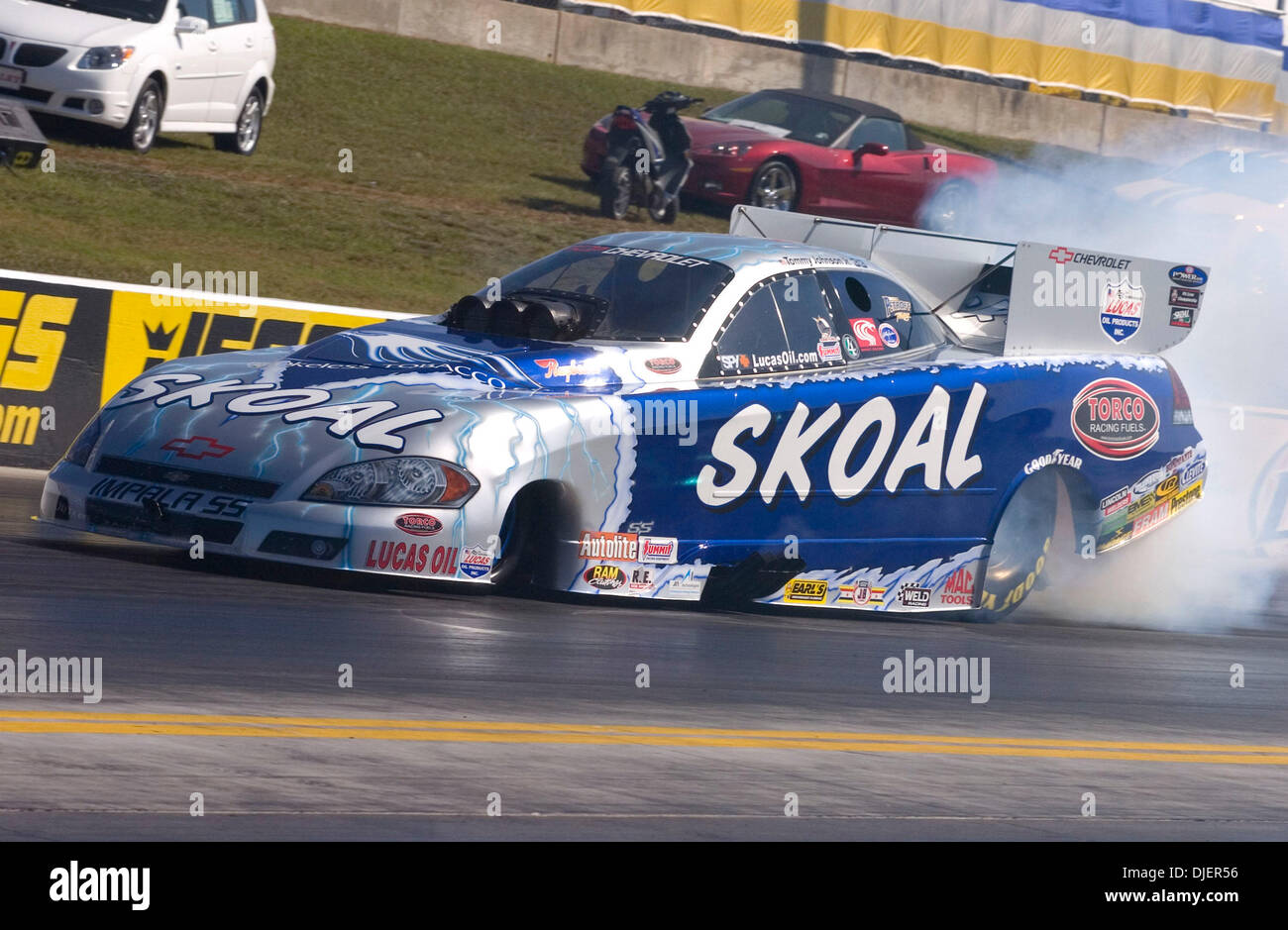 Oct 07, 2007 - Dinwiddie, VA, USA - TOMMY JOHNSON Jr, NHRA Funny Car ...