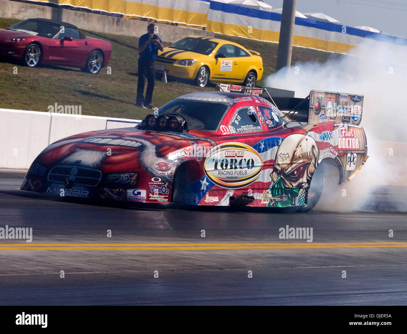 Oct 07, 2007 - Dinwiddie, VA, USA - MIKE ASHLEY, NHRA Funny Car driver ...