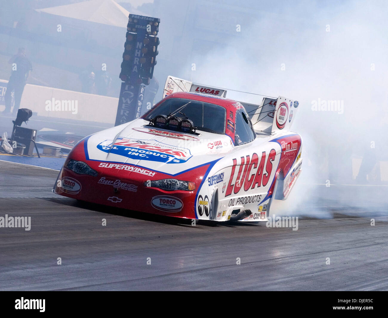 Oct 07, 2007 - Dinwiddie, VA, USA - TONY BARTONE, NHRA Funny Car driver ...