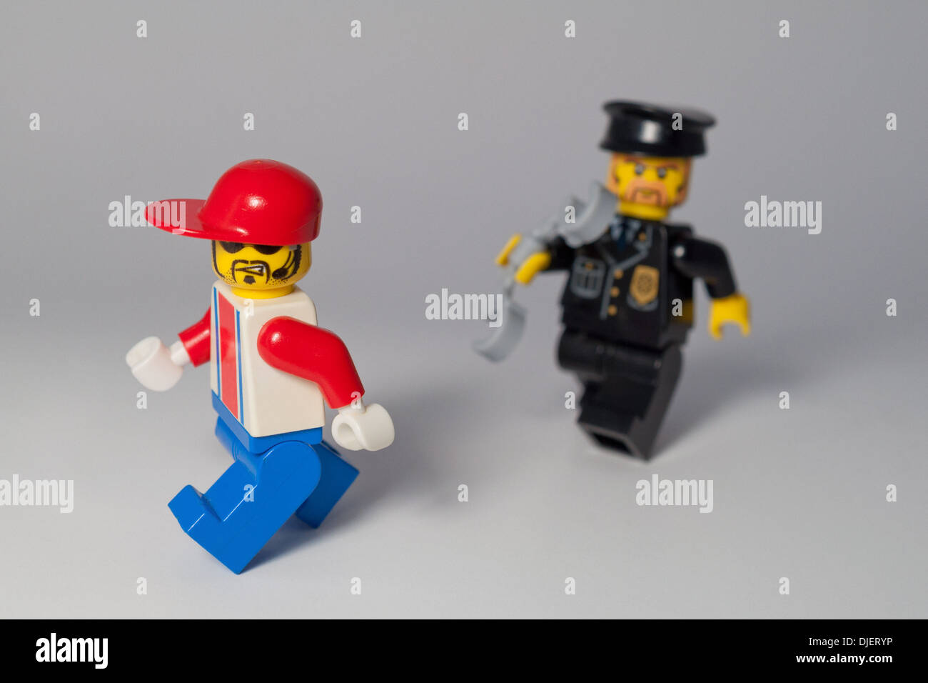 Lego policeman hi-res stock photography and images - Alamy