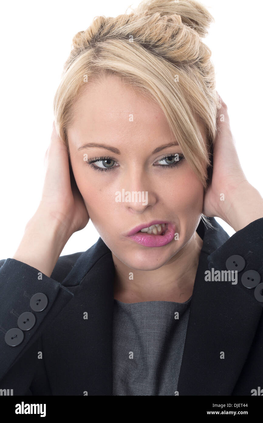 Confused angry young woman model hi-res stock photography and images ...