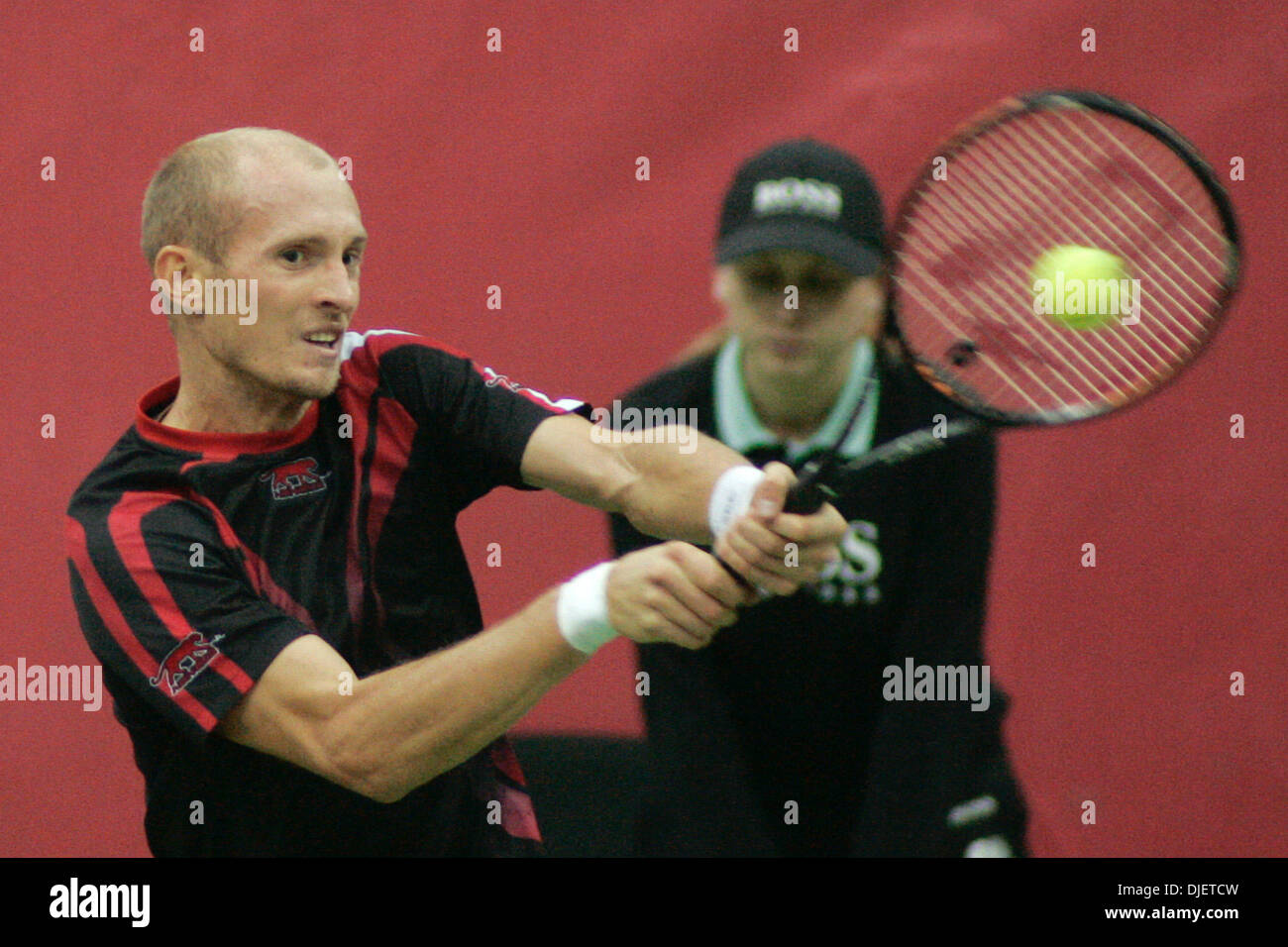 Oct 14, 2007 - Moscow, Russia - Russian tennis star NIKOLAI DAVYDENKO ...