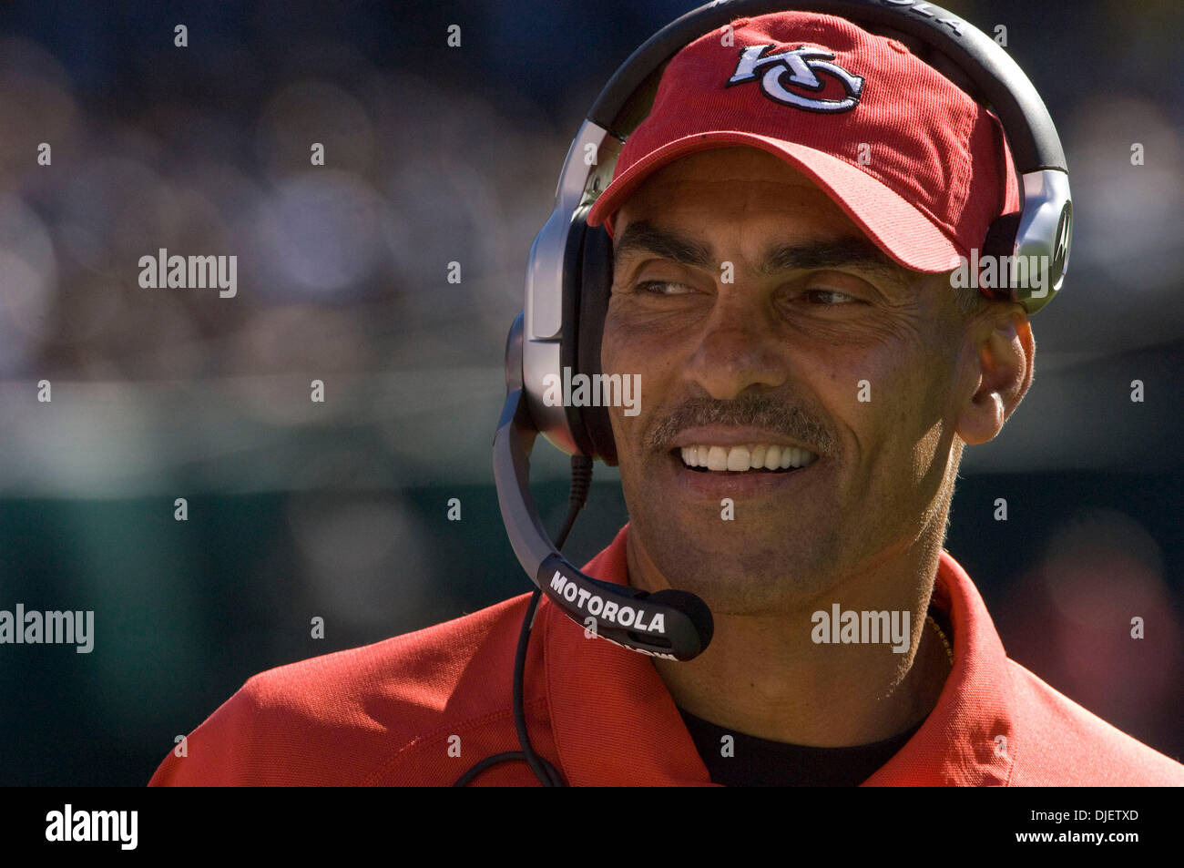 Oct 21, 2007 - OAKLAND, CA, USA - Kansas City Chiefs coach HERM EDWARDS ...