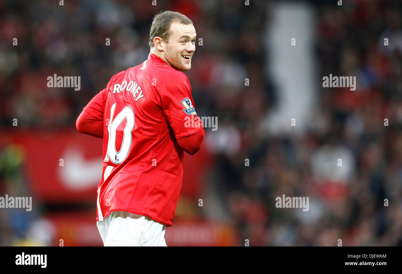 Wayne Rooney of Manchester United smiling (Credit Image: © PHOTOGRAPHER ...