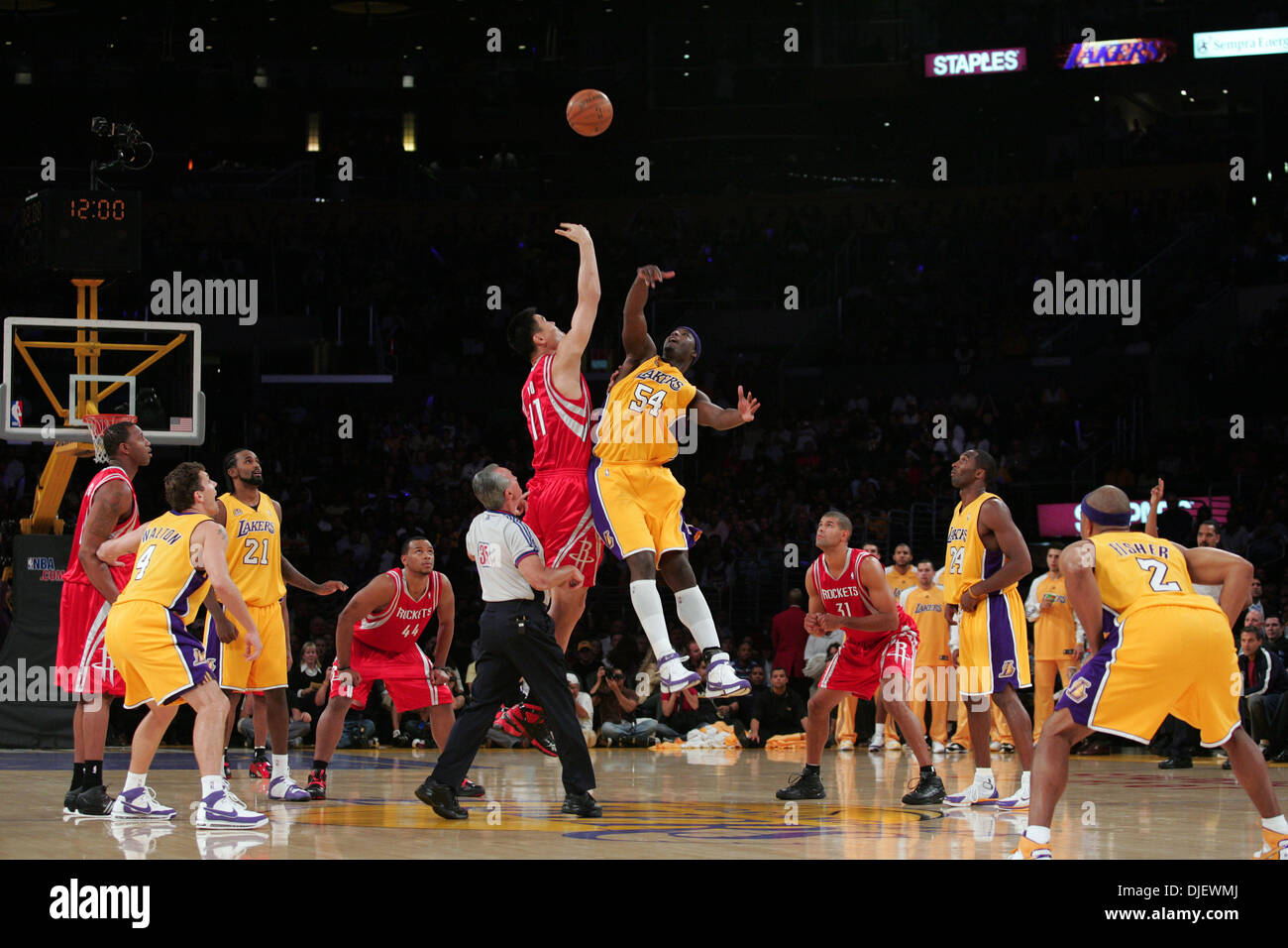 Oct 31, 2007 - Los Angeles, California, USA - Los Angeles Lakers KWAME ...