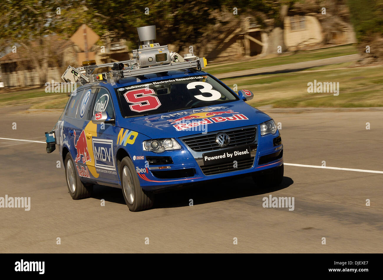 November 03, 2007; Victorville, CA, USA; 'JUNIOR,' an autonomous ground ...