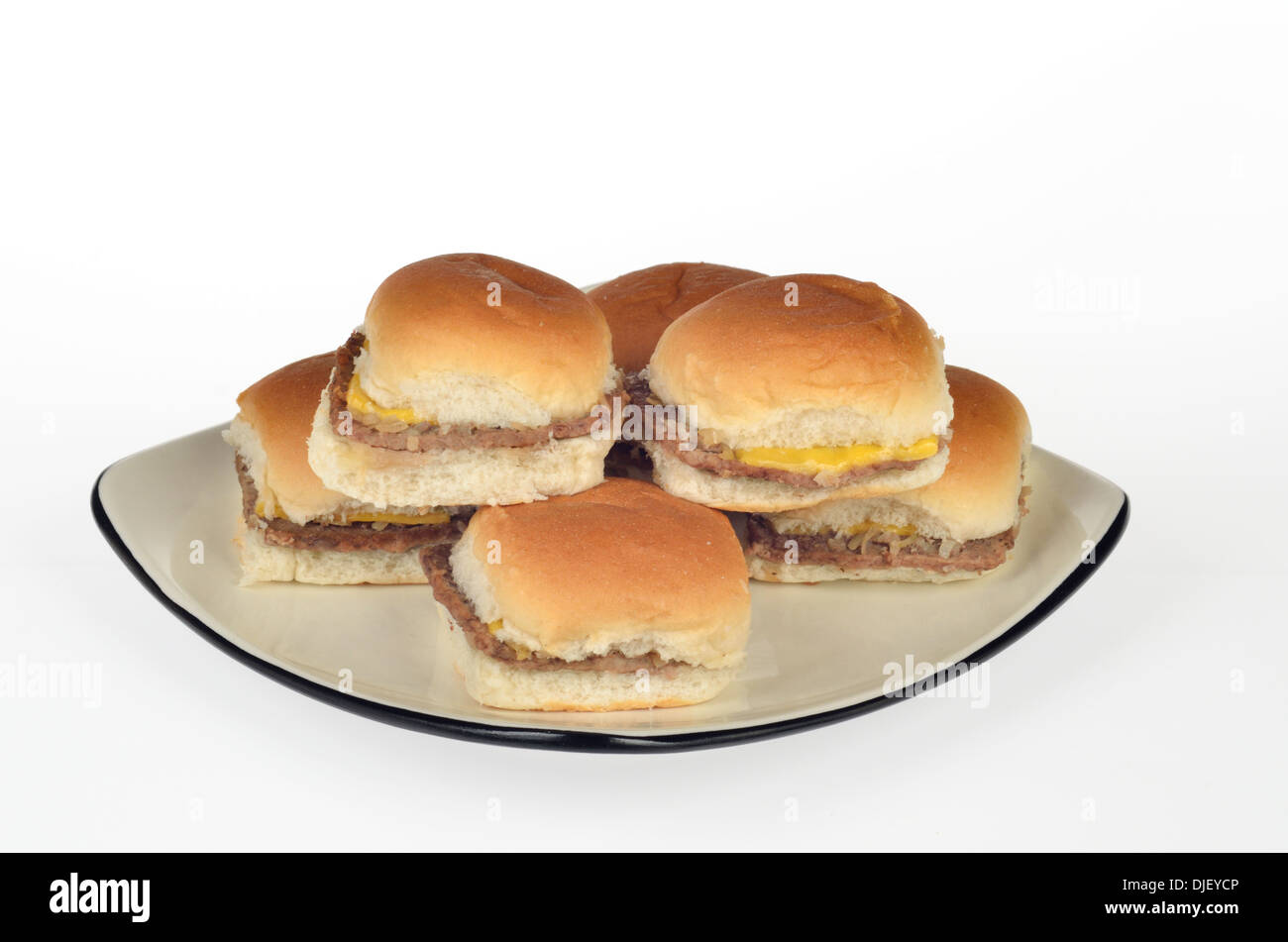 Cheeseburger plate hi-res stock photography and images - Alamy