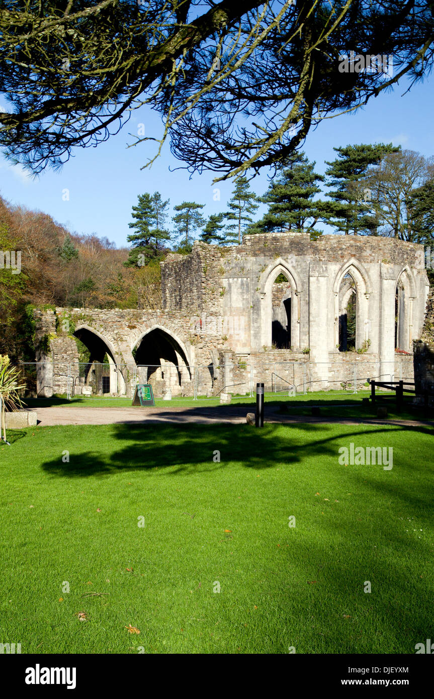 Cistercian Chapter House, Margam Manor Country Park, Port Talbot, Wales ...