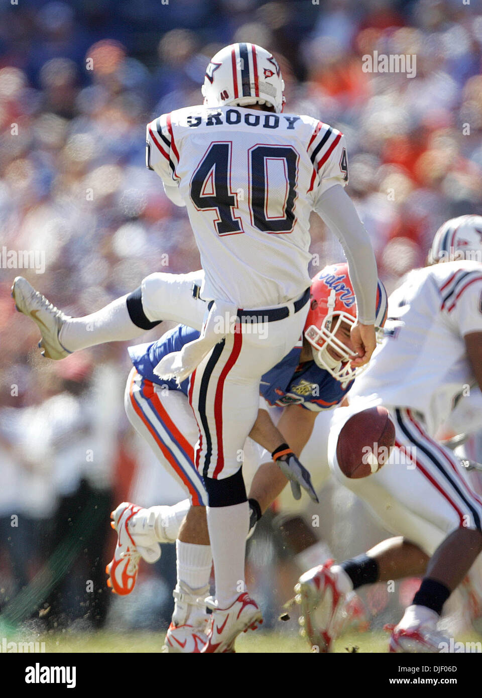 Nov 17, 2007 - Gainsville, Florida, USA - Gators #39 JOEY SORRENTINO ...