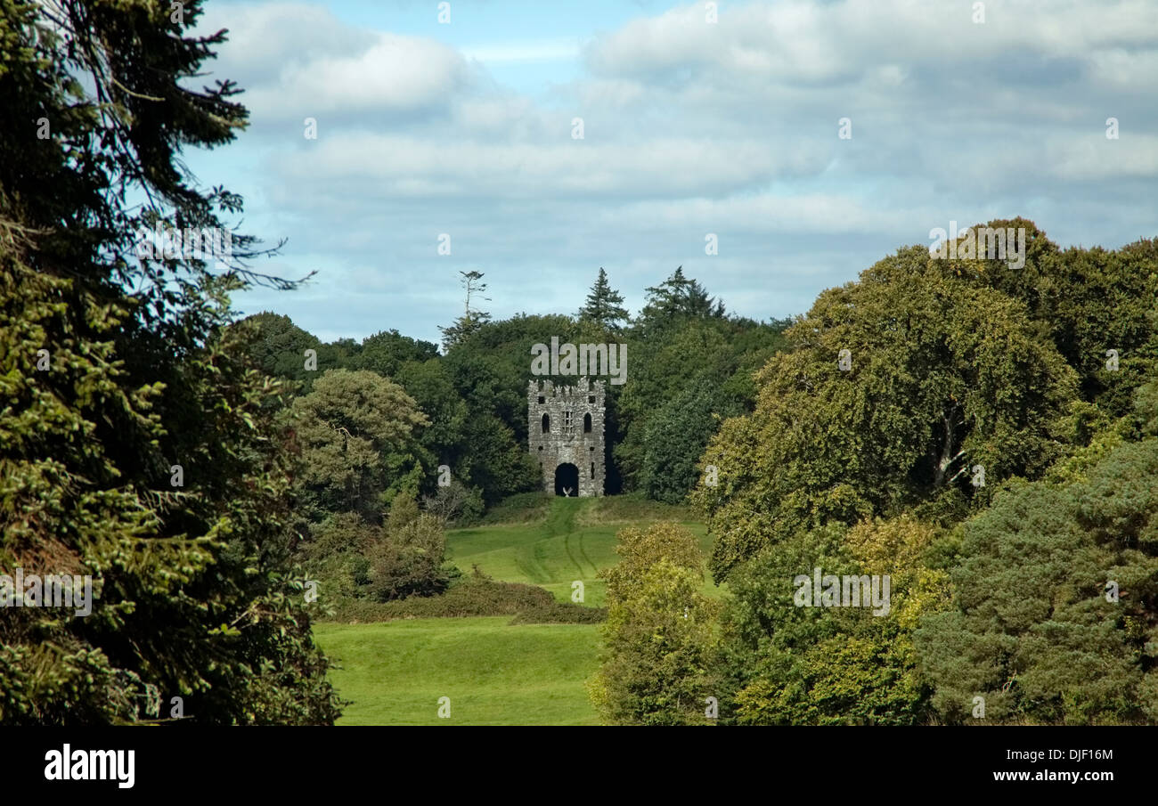 The Gothic Arch, one of the follies on the Belvedere Estate, Mullingar ...