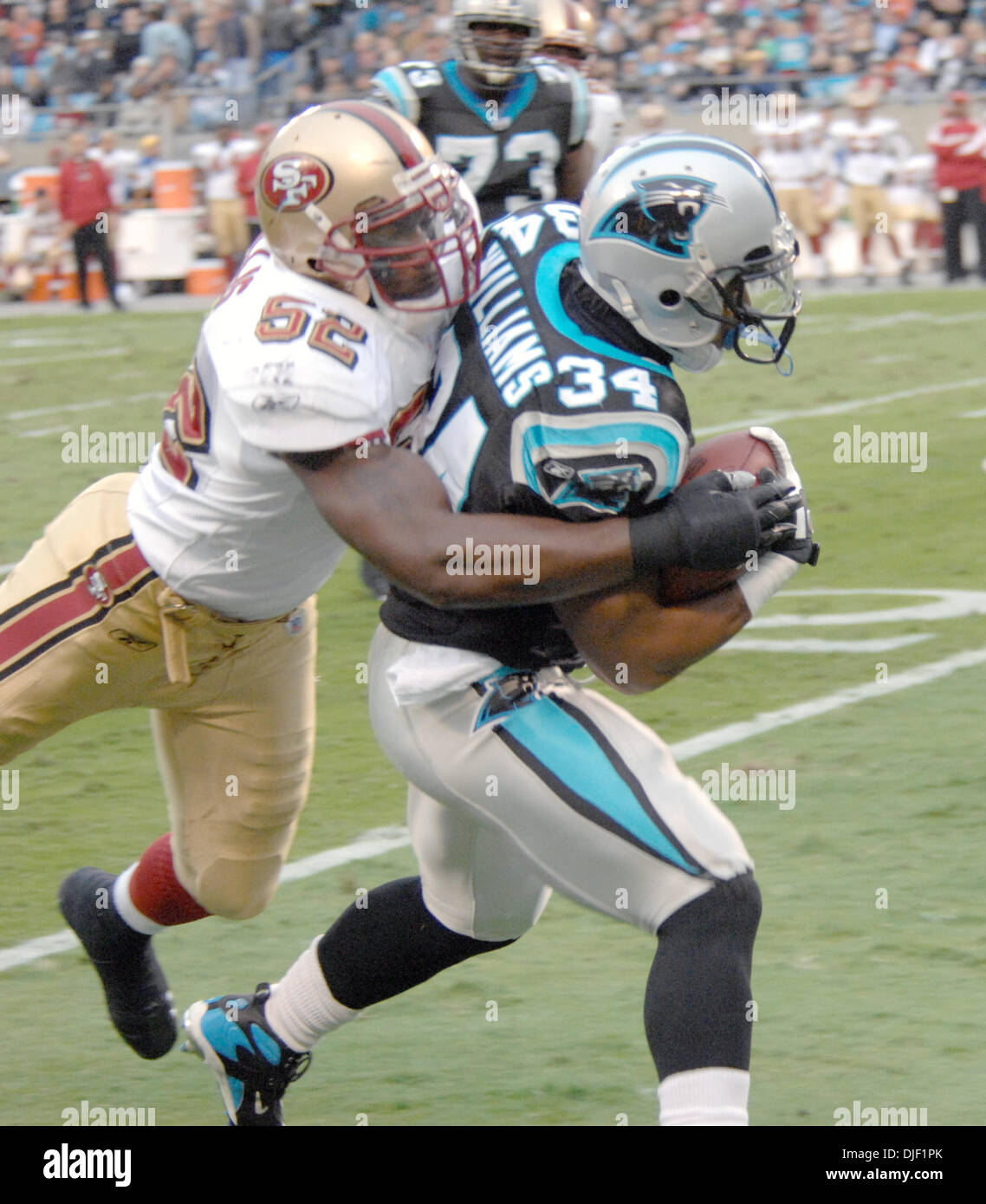 Dec 03, 2007 - Charlotte, North Carolina, USA - Carolina Panthers (34 ...