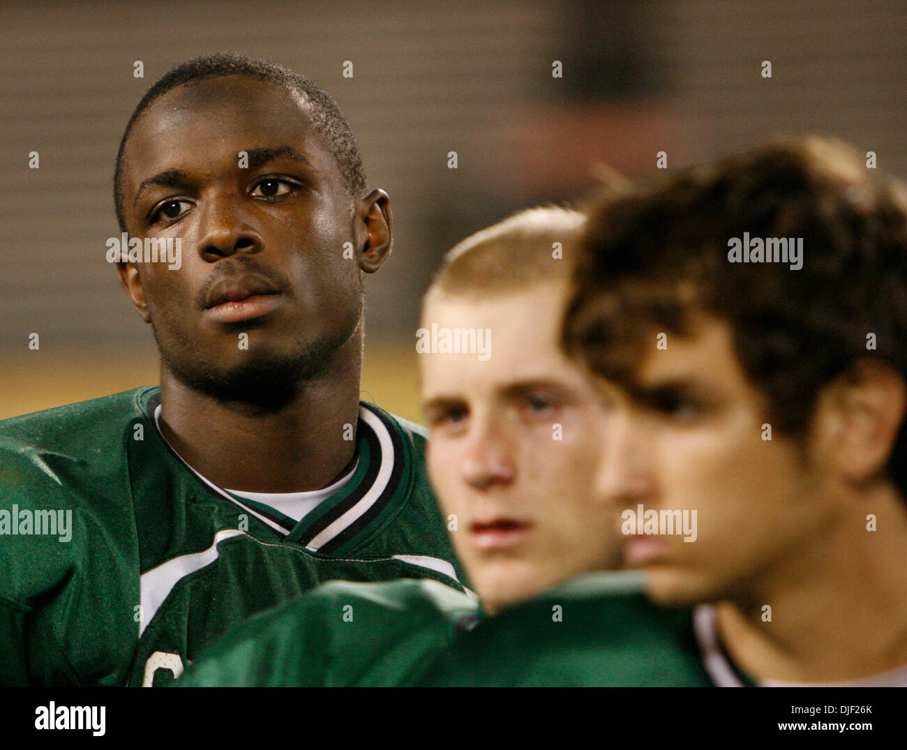 Tampa Catholic quarterback Christian Green shows his unhappiness after ...