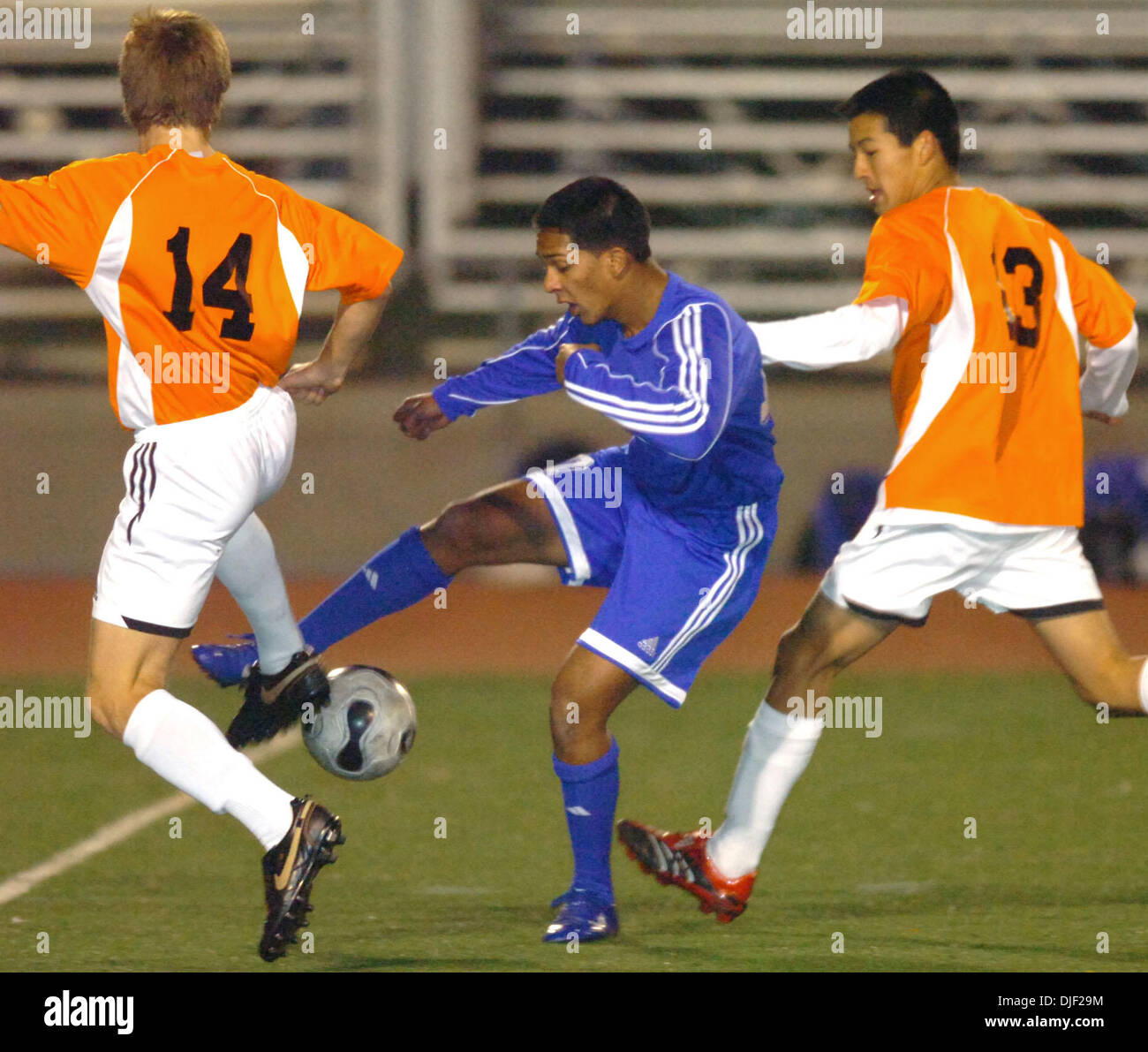 California High's #14 Robert Smith (left) and teammate #13 Matthew ...