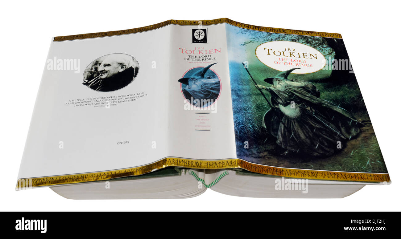Lord of the rings book cover hi-res stock photography and images - Alamy
