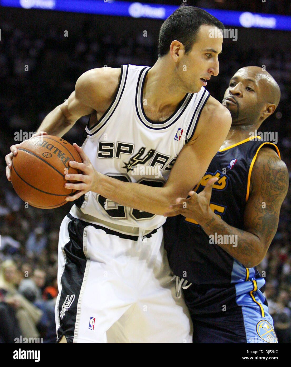 Dec 15, 2007 - San Antonio, Texas, USA - Spurs' MANU GINOBILI loooks ...