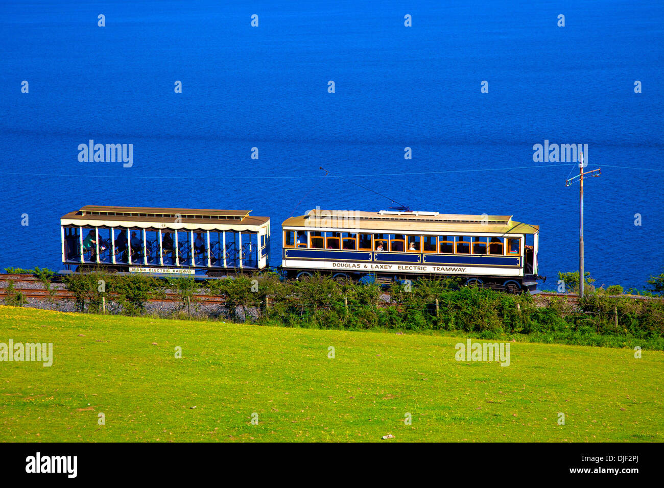 Manx Electric Railway, Isle of Man Stock Photo - Alamy