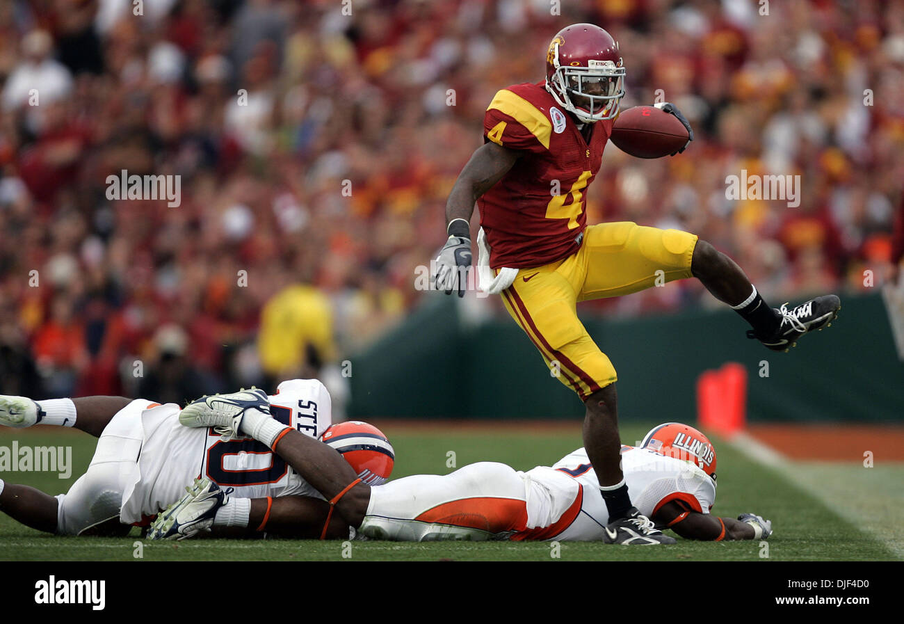 Jan 01, 2008 - Pasadena, California, USA - NCAA Football Rose Bowl: USC ...