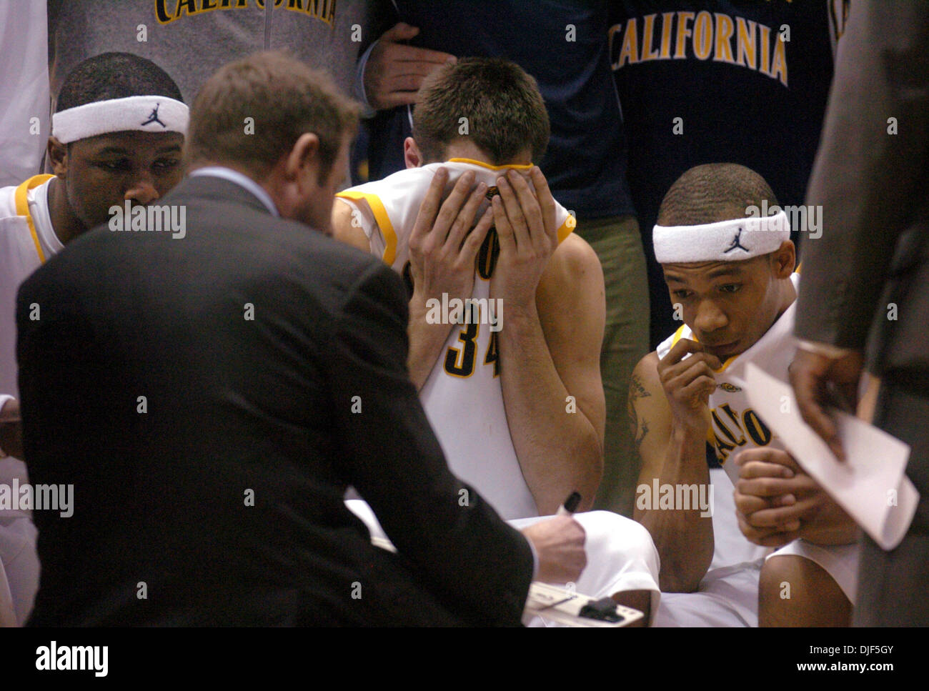 January 17th, 2008 - Berkeley, California, USA - Cal's coach Ben Braun ...